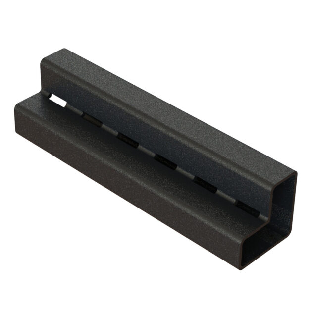 Slotted L Tube - (Tight Fit) Black 94.5 inches | Moxitec
